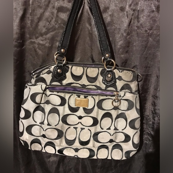Coach | Bags | Coach Signature Monogram Poppy Bag | Poshmark